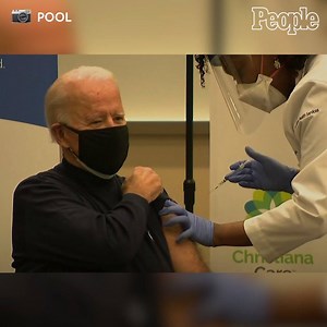 17K views · 423 reactions | President-elect Joe Biden received his first dose of the Pfizer-BioNTech novel coronavirus vaccine on Monday, getting his shot on live television from Delaware's ChristianaCare Hospital. Full story: bit.ly/37GbUcg | People | Facebook
