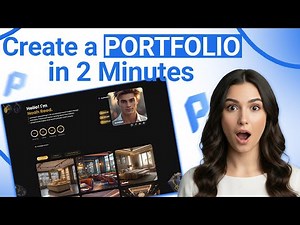 Create a Stunning Portfolio Website in Minutes (No Coding Needed!)