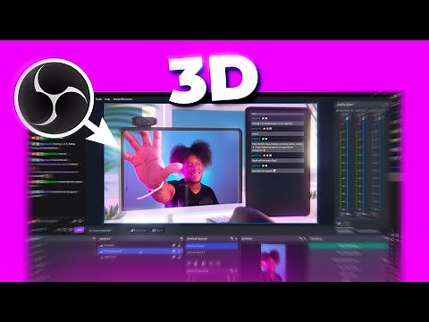 FREE OBS Studio 3D Overlays are REAL! Free Download & Tutorial