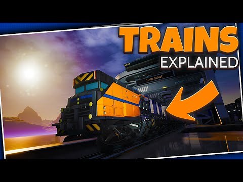 How to Set up Trains, Signals and make them Efficient in Satisfactory!!