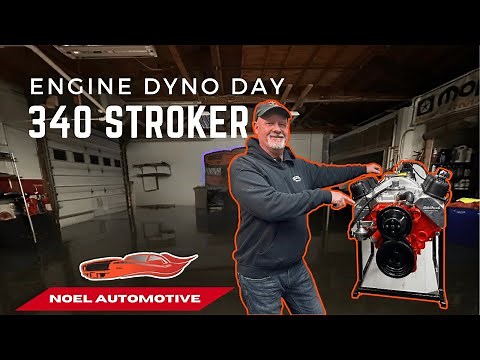 1970 340 Mopar Stroker Engine on the Dyno