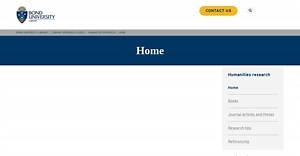 Library Research Guides: Humanities research: Research tips