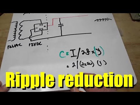 How to choose a smoothing capacitor to reduce ripple