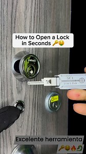 1.7M views · 2.3K reactions | How to Open a Lock in Seconds if you lose the keys 螺Como abrir una cerradura en Segundos si pierdes las llaves  螺 #key #tips #hack #locksmith #lockpicking | Cerrajeros Master Locks | Facebook
