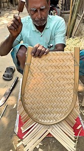 From Bamboo to Winnowing Tray Craft by 70-Year-Old Couple Making-pure art 😱 #making #Amazing | Local Hero