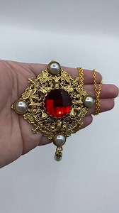 Ever After Renaissance Necklace - Danielle De Barbarac Cinderella Medieval Statement Necklace - Etsy