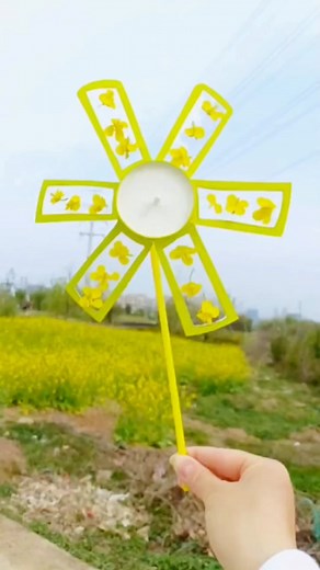 Creative DIY Flower Windmill Craft for Kids
