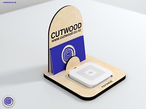 Square Reader Dock: Laser Cut File, Business Card Holder (SVG, DXF, Ai, EPS) - Etsy