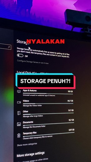 Pusing deh kalau penuh gak bisa nyimpen apa-apa.. 😔 #cockomputer #fyp #tips #gaming #gamers #tipspc #tipsandtricks
