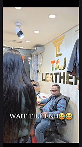 Wait for end😂😂 TAJ LEATHER “Customer happy. Jacket perfect. 🖤” “That smile says it all 😎” “Proof that quality speaks 🔥” #TajLeather #LeatherJacket #HappyCustomer #RealLeather #PremiumStyle MensFashion | Taj Leather Mohmmadpur