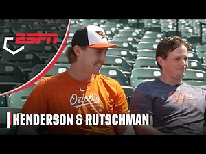 Interview with Orioles stars Gunnar Henderson & Adley Rutschman | ESPN MLB