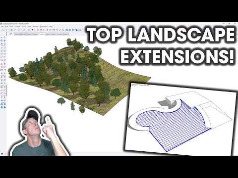 The TOP 10 SketchUp Site and Landscape Extensions!