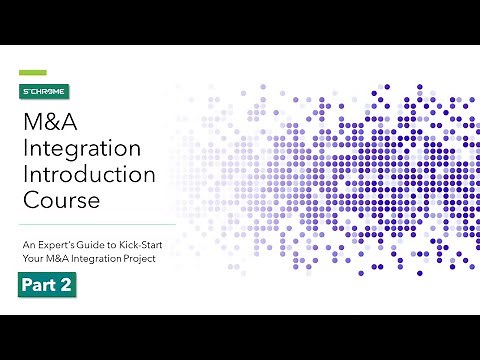 M&A Post-Merger Integration Introduction Training - 2/5