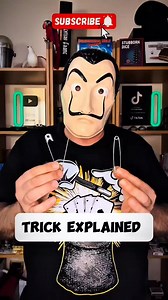 6.9K views · 189 reactions | SAFETY PIN MAGIC TRICK REVEALED 立彩 #foryou #magic #tricks #magician #reelsfb | The Mask Magic Tricks | Facebook