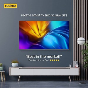 1.2K views · 41 reactions | A cinematic experience is loved by everyone! Check out the user reviews for the 139cm (55”) #realmeSmartSLEDTV and #BringTheCinemaHome! Available on realme.com and Flipkart. Buy now: https://bit.ly/3lPYL55 | realme narzo India | Facebook