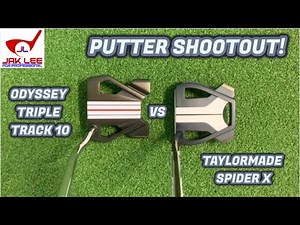 ODYSSEY TRIPLE TRACK 10 VS TAYLORMADE SPIDER X - PUTTER SHOOTOUT