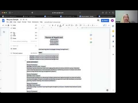 How to combine two files into one document using Google docs