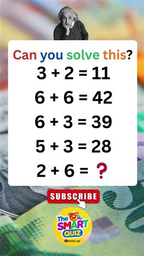 Brain Math Teaser: Can You Figure Out This? #math #puzzle #iqtest #usa