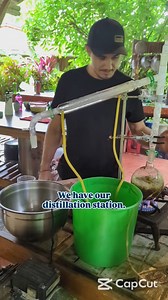 New toys in the kitchen 🧑‍🔬 Sam brought back this new distillation still from his last trip away. A distillation still is an apparatus used to separate liquids through boiling and condensation, a process called distillation. It's commonly used to create alcoholic beverages, but can also be used for other liquids like medicines, hydrosols, and teas. There are many different kinds of stills out there, this is a pretty simple one. #distil #homesteadlife #distillation #kitchenfun #apothecary | Ran