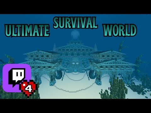 DEFEATING THE OCEAN MONUMENT IN THE MINECRAFT USW! (Full USW Map Playthrough Episode 4)