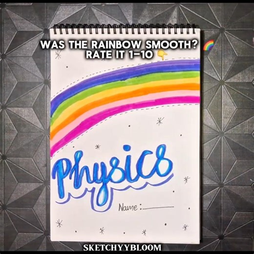 Physics, but make it aesthetic ⚡📘 Would you rate this cover 1–10?