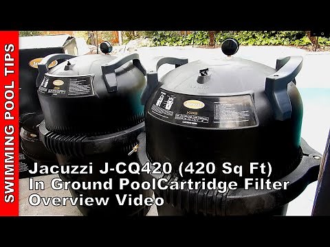 Jacuzzi® J-CQ420 420 sq ft In-Ground Pool Cartridge Filter- Now Priced Under $800!