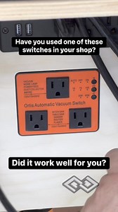 We just added this automatic vacuum switch to our workbench. It will turn on our dust collection motor when the table saw or router is turned on. Have you used one of these before? Did they work well? Is there anyway to chain them together to have it work with more tools? Looking forward to getting some use out of it 😎👍 #dustcollection #dustcollector #workbench #workbenchbuild Have you used this Ortis switch? | petesquared23