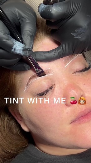 Red Brow Tinting Tutorial: Color Matching Fun