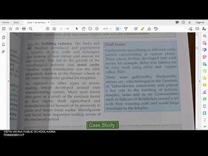 Class 7 history ch 6 Town, traders and craftsmen part 1