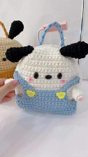 DIY Pochacco Backpack Crochet Tutorial