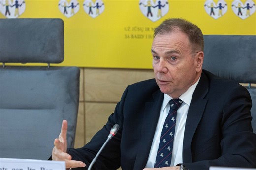 Hodgesas: branduolinio ginklo panaudojimas Rusijai nesuteikia jokių privalumų