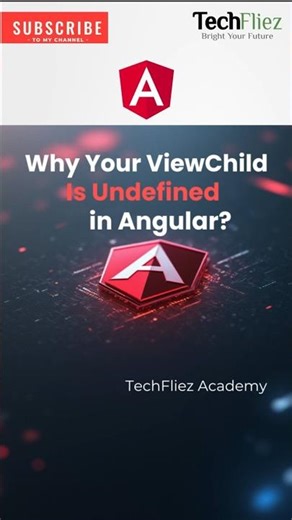 Why Your ViewChild Is Undefined in Angular 😱 (Fix in 60 Seconds)