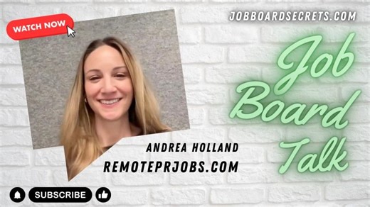 Job Board Talk: Founder of RemotePRjobs.com | Andrea Holland
