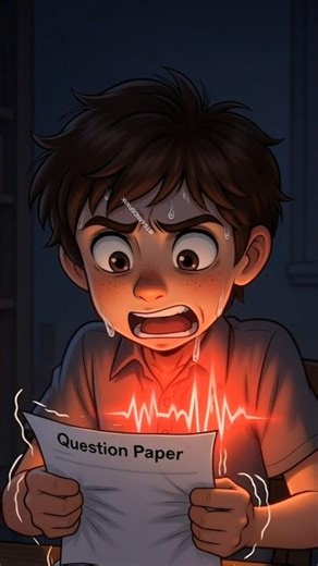 This Is Why You Forget Everything in Exams 😰 #telugushorts #examstress