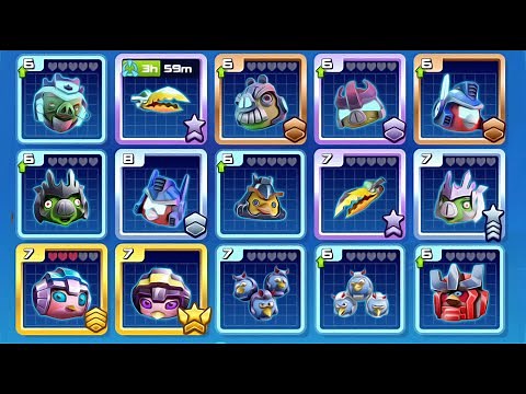 Angry Birds Transformers - All CHARACTERS UNLOCKED - Unit 2