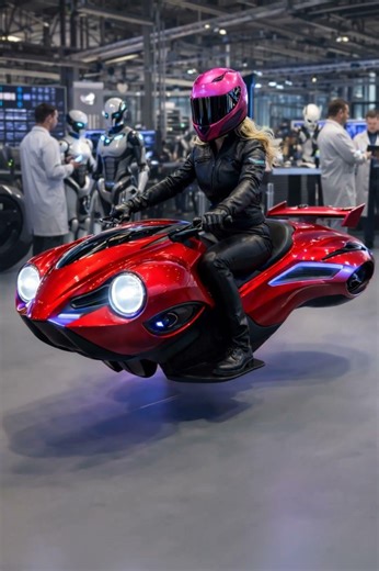 Prototype Hoverbike Test Run Inside Robotics Lab