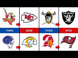Evolution of NFL Team Logos: Then vs Now