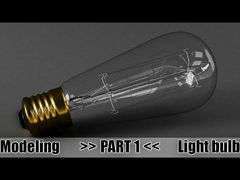 3DS MaX Tutorial - Edison Light Bulb Modeling PART 1
