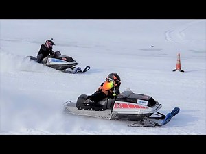 Unity Raceway Vintage Snowmobile Racing February 2023