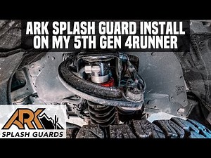 Ark Splash Guard Install On My 5th Gen 4Runner | Toyota 4Runner