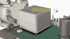 Heat sink idealization in Fusion 360 now supports multiple bodies. Why is this important? It allows for a quick designation and ability to use multi-body heat sinks with thin fins and gaps without having to edit the geometry. Full August Update here: https://www.autodesk.com/products/fusion-360/blog/august-2020-product-update-whats-new/#Simulation | Autodesk Fusion