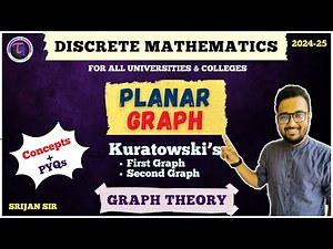 Planar Graph | Kuratowski's Graph | Concepts | Problems | Graph Theory | Discrete Mathematics