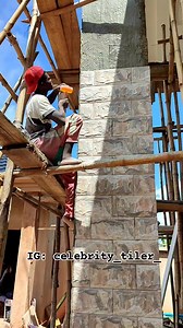 Pillar tile installation process #celebritytiler | Celebrity tiler