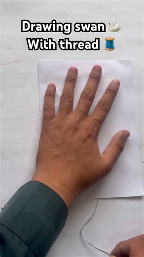 Drawing using thread 🧵