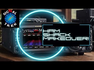 Ham Shack Makeover! New Desk Riser Build + BIG Radio Upgrade (Yaesu FTDX10!)