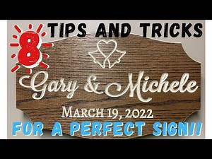 Onefinity CNC How To Make A Professional Quality Sign. My 8 Essential Tips And Tricks!