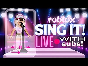 roblox karaoke with my talented subscribers 😜 (LIVE sing it!)