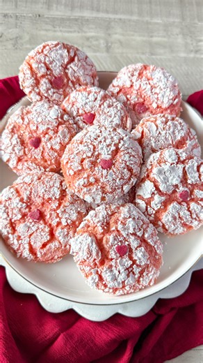 Holley Francis | Step by Step Recipes for Home Cooks | Strawberry Cake Mix Cookies 🍓💗 Say RECIPE for the printable version and full recipe is also below! Soft, sweet, and literally impossible... | Instagram