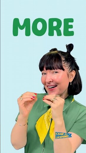 Teach your baby MORE in baby sign 🤲✨ First Words 3🔄 #kids #english #preschool #toddlers