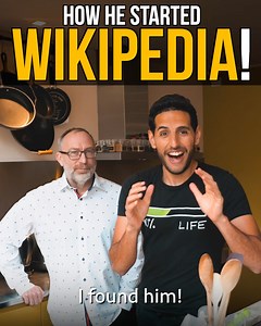 I spent 1 year chasing this video. And finally. Here it is. The story of Wikipedia on Nas Daily! Thank you Jimmy Wales for all your work! #NasDaily #wikipedia #free #fyp | Nas Daily